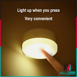 Stick Tap Push Lamp Night Light USB Rechargeable Stick-on Push Light ...