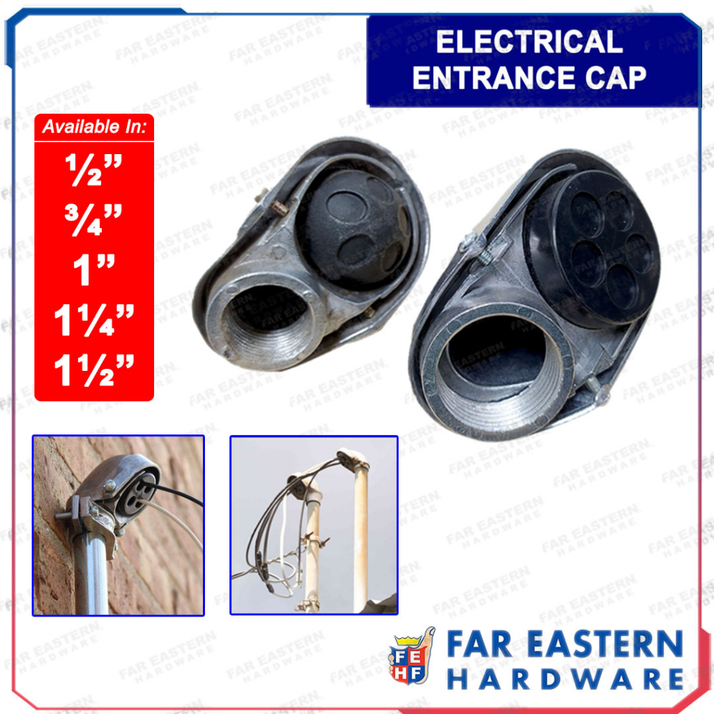 Electrical Entrance Cap 1/2" | 3/4" | 1" | 1-1/4" | 1-1/2" | Shopee ...