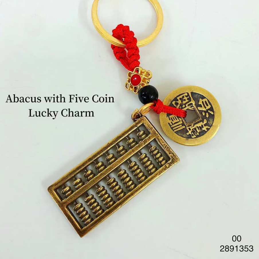 Fengshui Abacus with Five Coin Lucky Charm | Shopee Philippines
