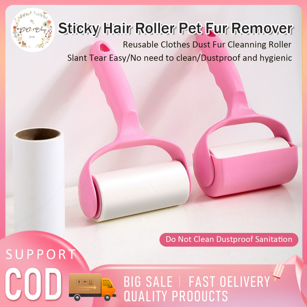 CiCi Sticky Hair Roller with Cover Clothes Cleaning Dust Removal Strong ...
