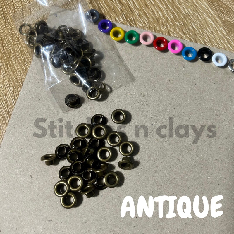 SnC 5mm Colored Eyelet with Washer 50pairs/pack | Shopee Philippines