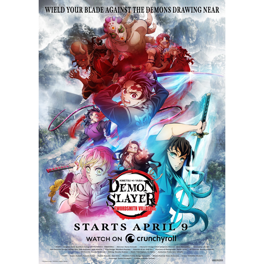 Demon Slayer: Kimetsu no Yaiba Anime A4 Posters | Shopee Philippines