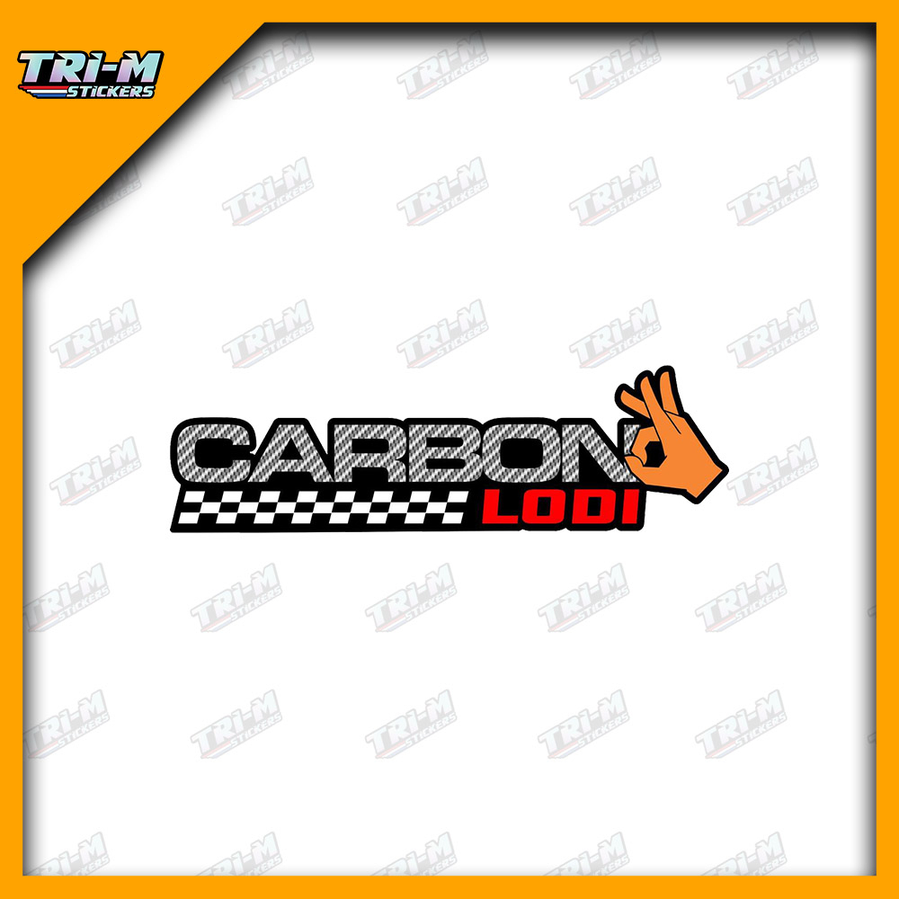 Carbon Lodi Sticker Motorcycle Design Sticker Tumbler Sticker Car ...