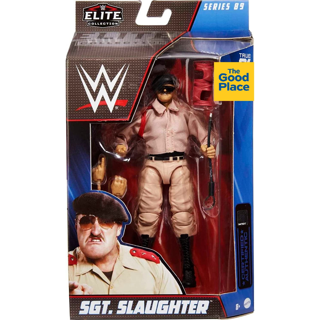 MATTEL WWE Elite Series 89 Sgt. Slaughter Figure with Accessories ...