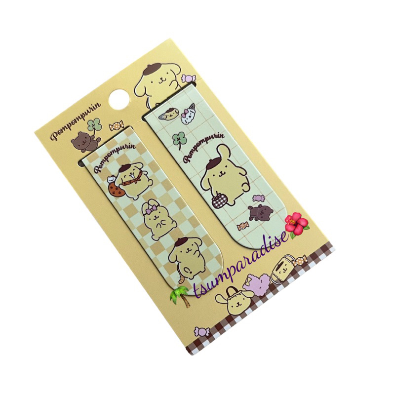 Magnetic Bookmark set of 2pcs Ariel Alice Mickey Mouse Pooh Pompompurin ...