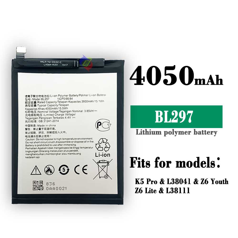 Lenovo BL297 K5 Pro L38041 Z6 Youth Z6 Lite L38111 Battery | Shopee ...