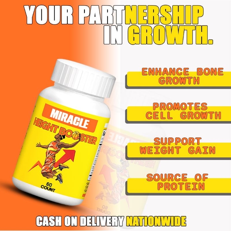Miracle Height Booster Made in USA Trusted Effective | Shopee Philippines