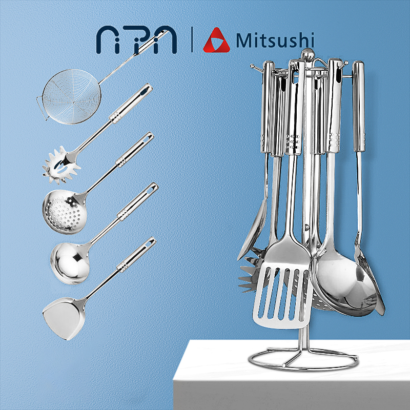 Nipiin Cooking Utensils Slotted Turner Ladle Serving Spoon Server ...