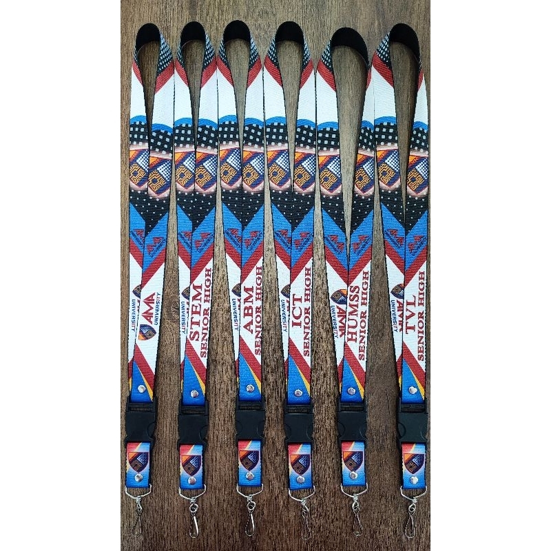 AMA UNIVERSITY , COLLEGES , STRAND , SENIOR HIGH ID LACE LANYARD sling ...