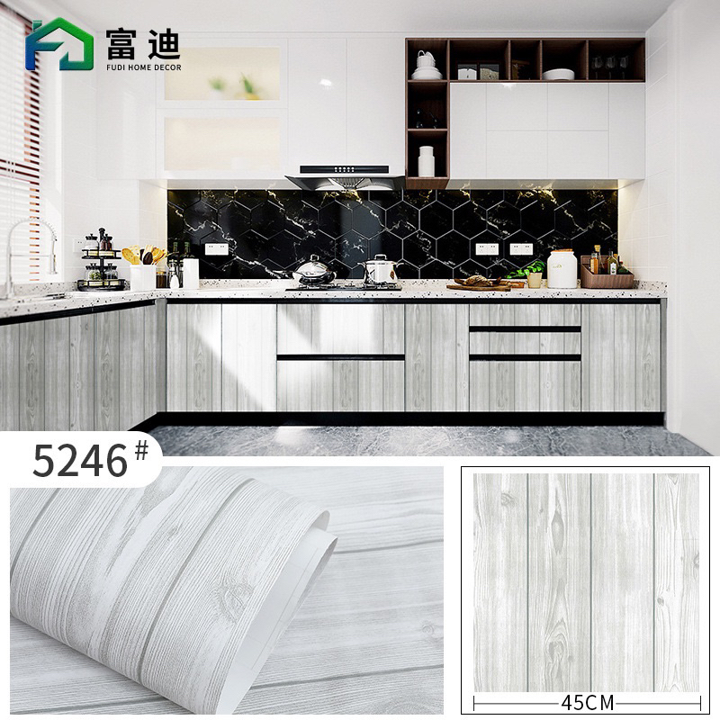 JT3 wood design Wallpaper PVC Self Adhesive 10metersX45cm Waterproof ...