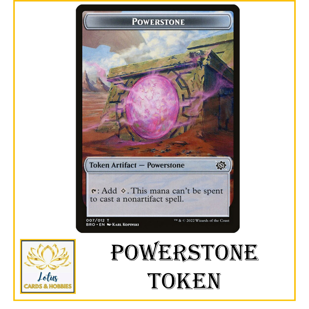 Magic the Gathering | Powerstone Token | Shopee Philippines