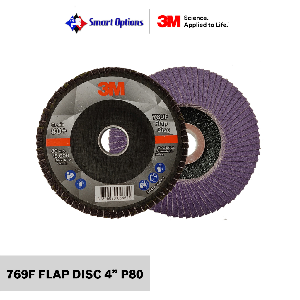 3M 769F FLAP DISC P80 4" | Shopee Philippines