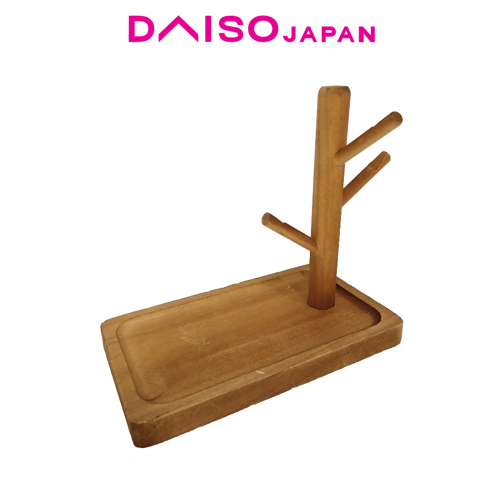 Daiso Tree-shaped Wooden Storage Rack | Shopee Philippines