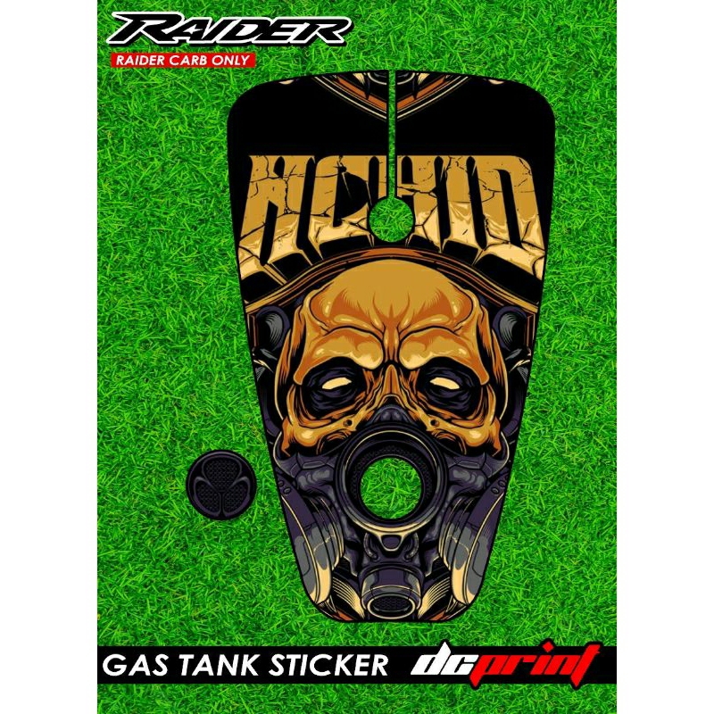 Raider Carb Gas Tank Sticker Decal Waterproof Laminated | Shopee ...