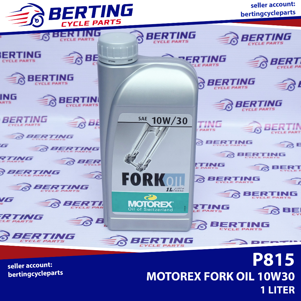 MOTOREX FORK OIL 1 LITER 10W-30 1 LITER Genuine | Shopee Philippines