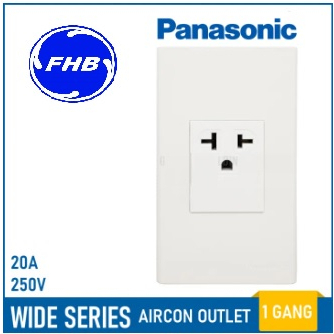 PANASONIC AIRCON OUTLET 20AMPERE WIDE SERRIES. | Shopee Philippines