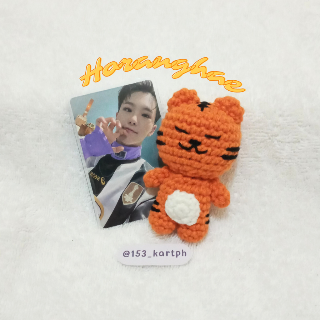 Seventeen Hoshi Tiger Horanghae Crochet Keychain | Shopee Philippines