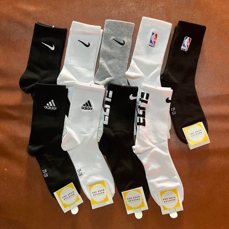 China Sock - Embroidered High Quality - Logo Check Socks | Shopee ...