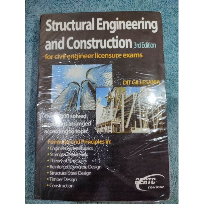 Structural Engineering and Construction 3rd Edition by DIT GILLESANIA | Shopee Philippines