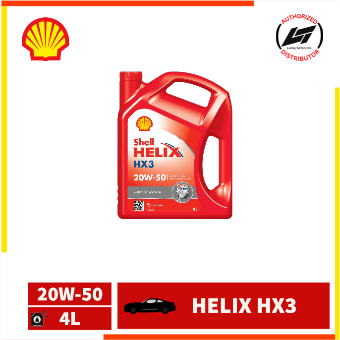 Shell Helix HX3 20W-50 4L | Shopee Philippines