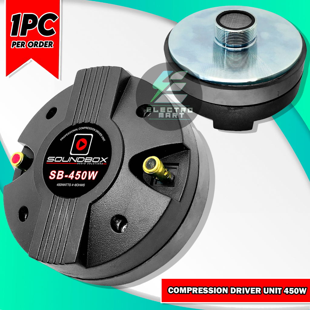 SOUNDBOX Compression Driver Unit 450W Heavy Duty (JBL/Peavey Quality ...