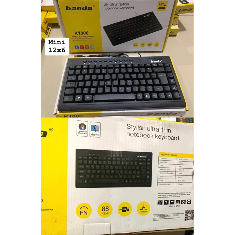 Banda Multimedia Keyboard Usb interface | Shopee Philippines