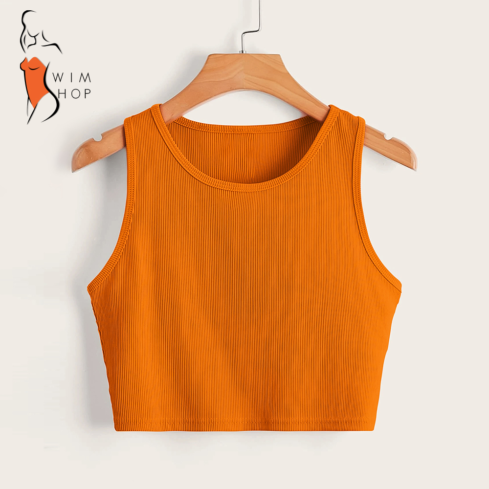 SS Zara Racer Back Sando For Women Fashion Knitted Ribbed Croptop for ...