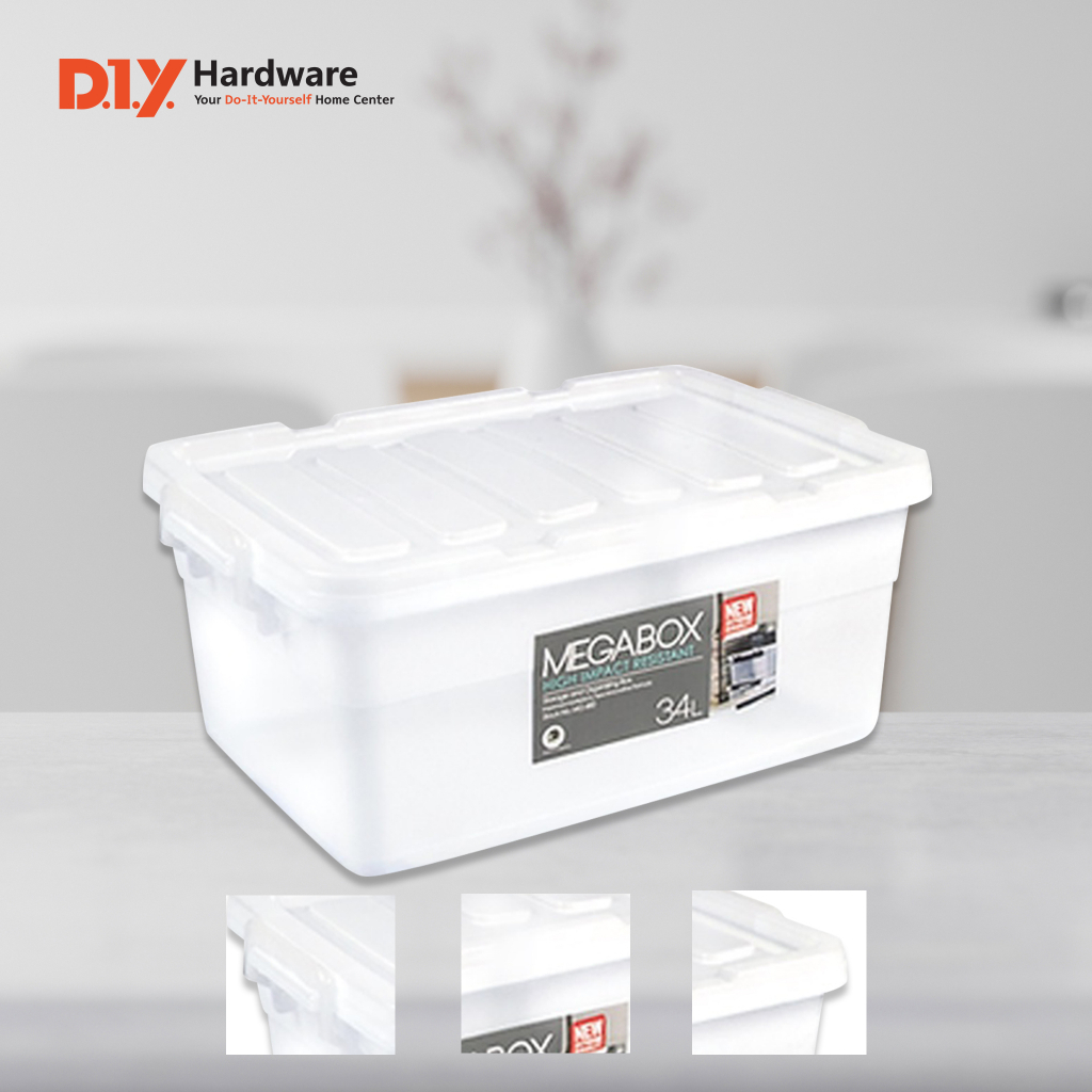 MegaBox High-Impact Storage Box 20 liters | 34 liters MG-681 MG-682 ...