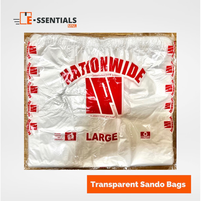 nationwide Large Sando bag Transparent Virgin Material (Food-Grade ...