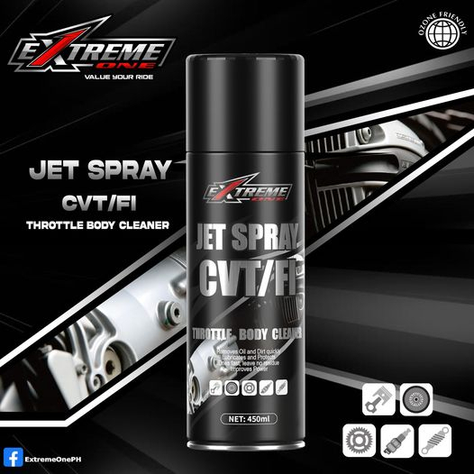 EXTREME ONE JET SPRAY CVT/FI THROTTLE BODY CLEANER 450ml | Shopee ...