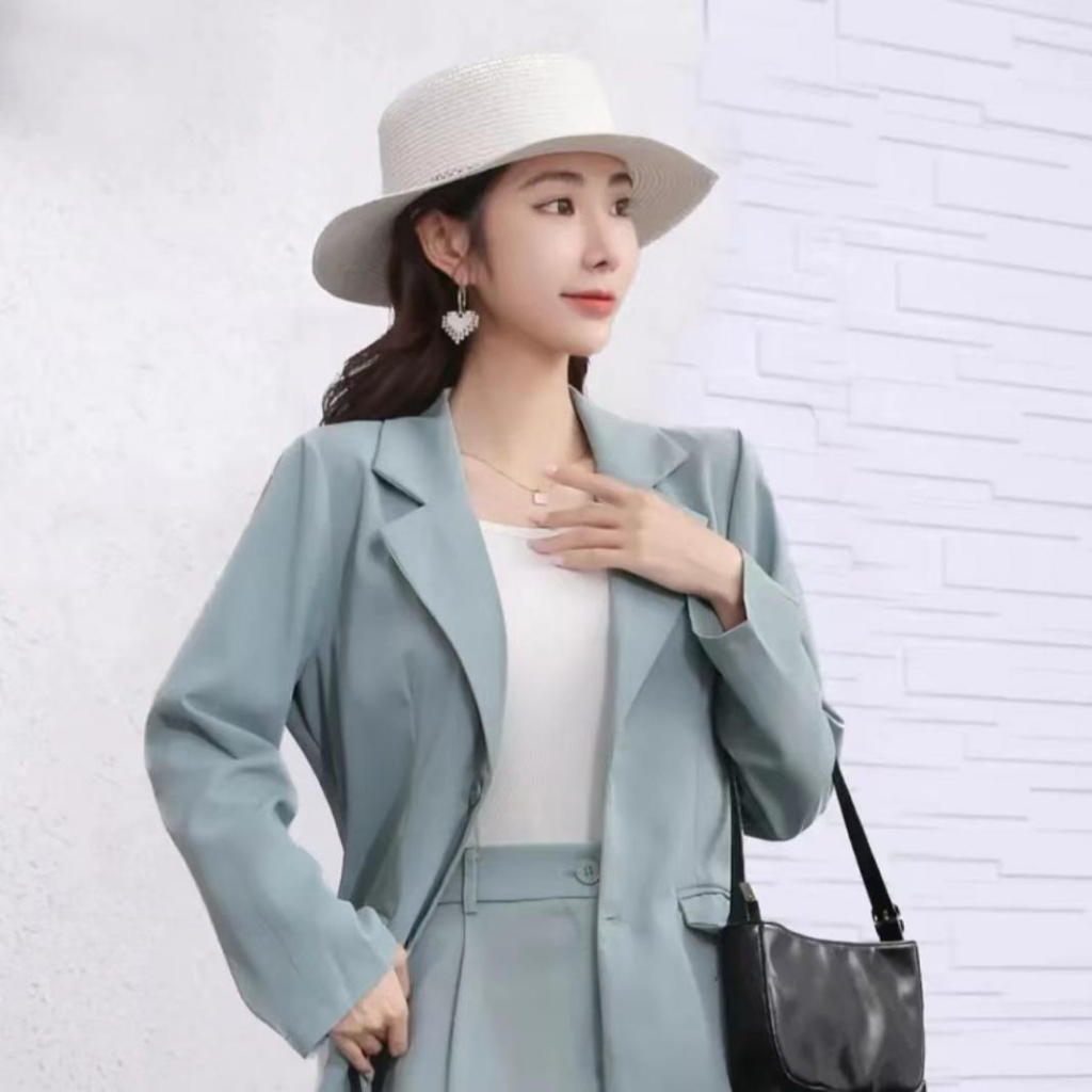 Kinwoo one size suit blazer feminine style women's coat | Shopee ...