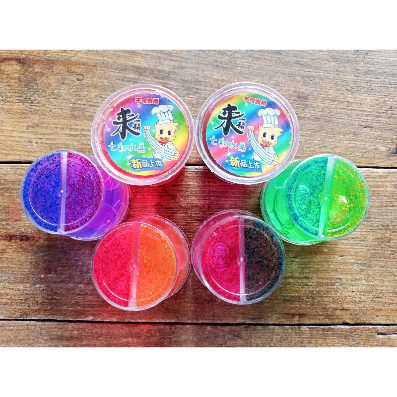 2 Color Slime - Sold per piece/Lootbag Fillers | Shopee Philippines