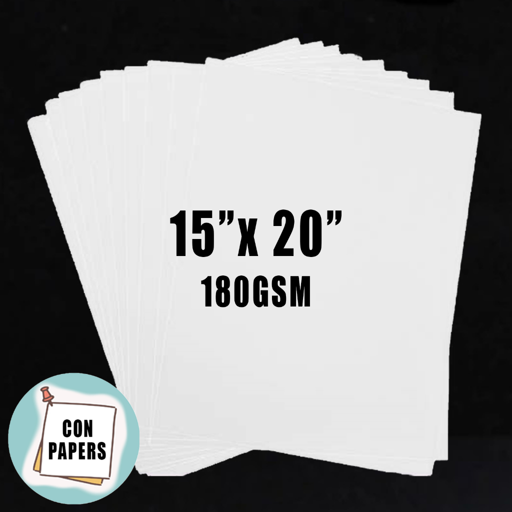 Vellum Paper Board 15"x20" Rolled (180gsm) | Shopee Philippines