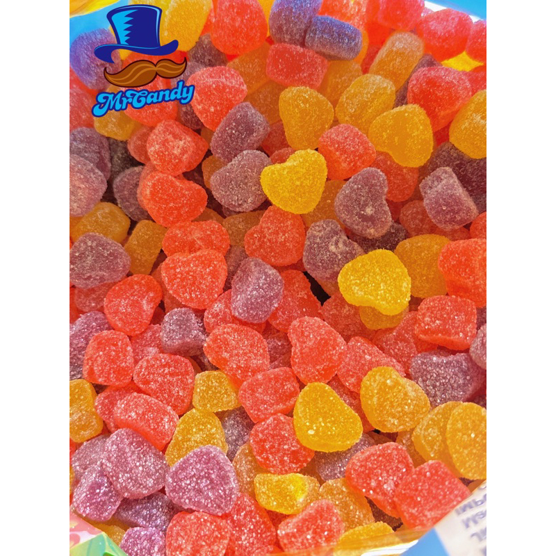Mr candy】Mini heart Gummy candies/ 500-550pcs/2.5kg gummy candy/gummy ...