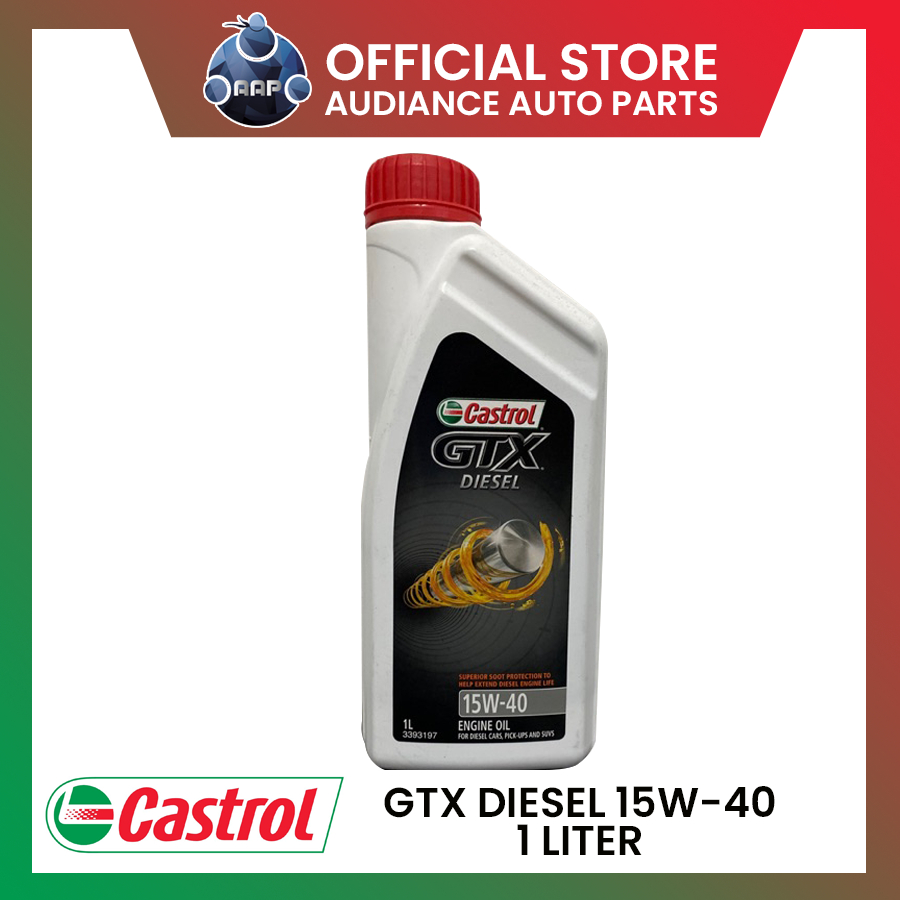 ORIGINAL CASTROL GTX DIESEL 15W-40 - 1 Liter | Shopee Philippines