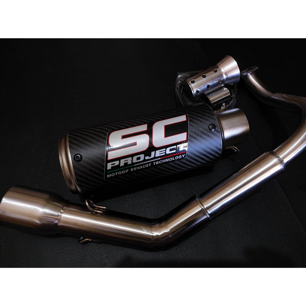 SC Project Full System for Honda Click V1/V2/V3 125/150 (with elbow ...