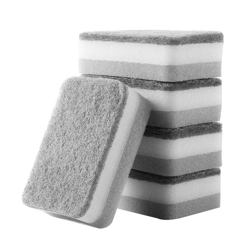Kitchen Cleaning Sponge Household Scouring Pad Double-sided Sponge Wipe ...