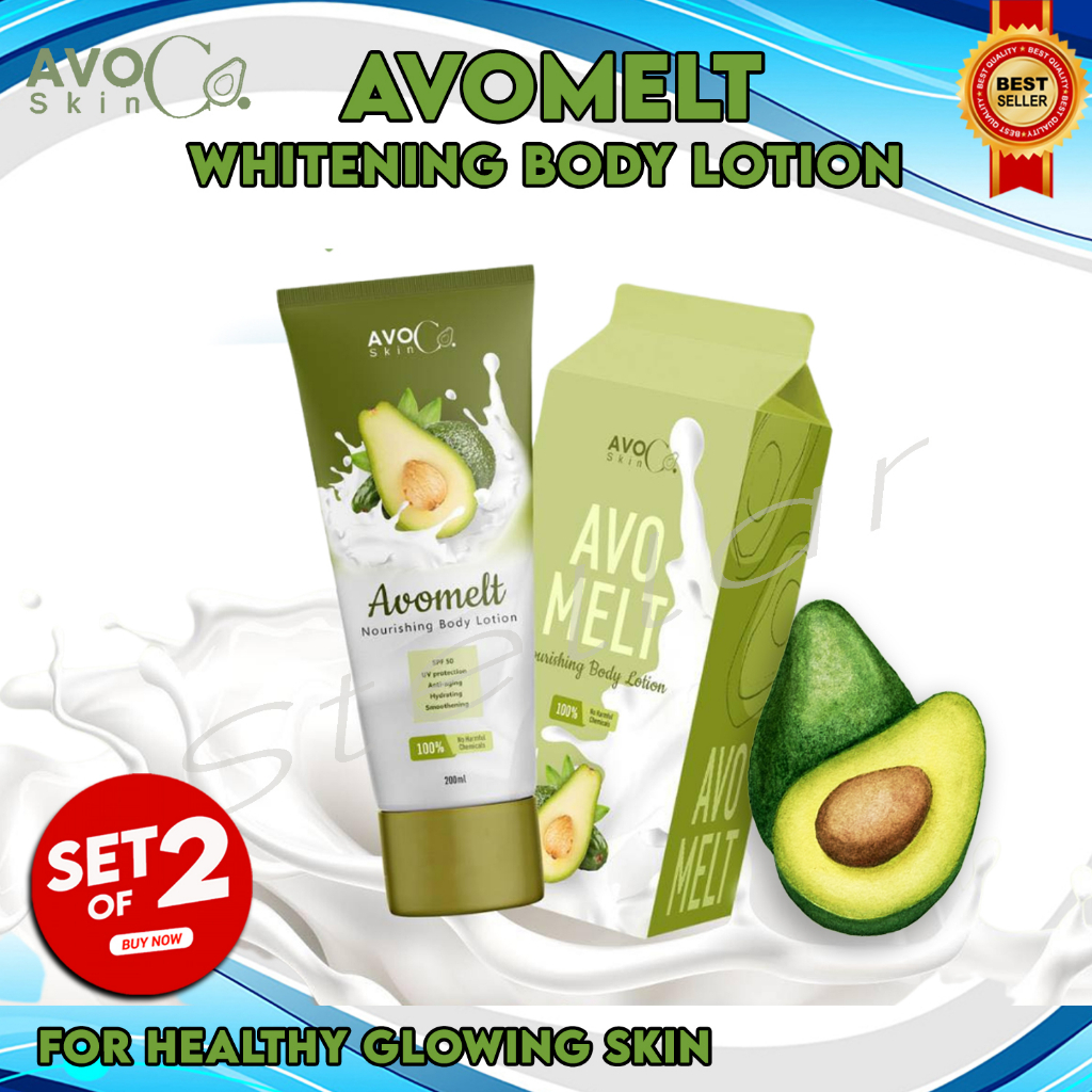 SET OF 2! Avo Skin Co AvoMelt Nourishing Lotion with Avocado Extract - FDA Approved! | Shopee ...