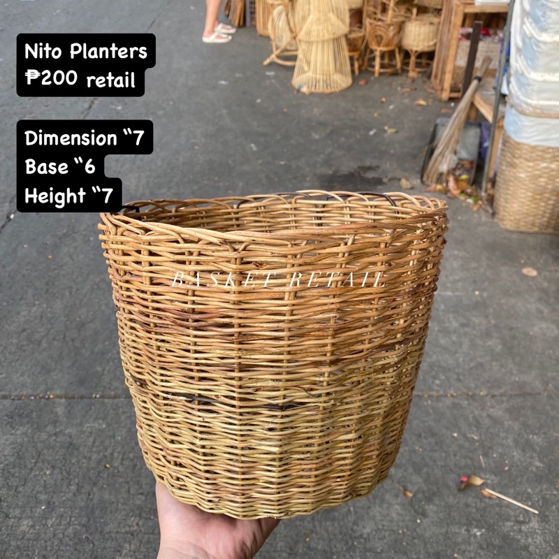 Nito Basket | Rattan Plates | Fruit Tray | Fruit Basket Give-away ...