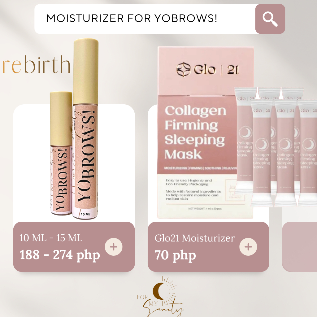 Yo Brows | Glo21 Collagen Moisturizer | Shopee Philippines