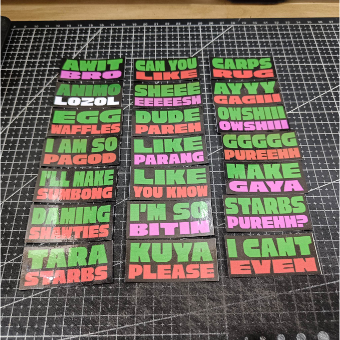 Conyo Jeepney Signboard Stickers for Tumbler/Laptop/Cellphone | Shopee ...