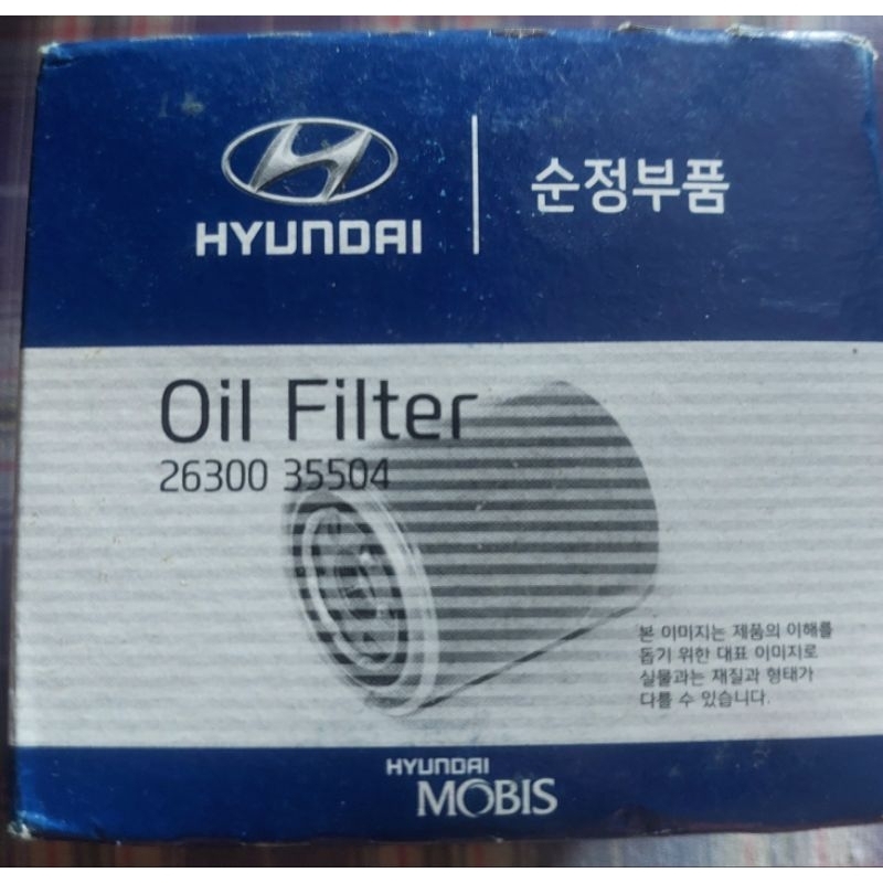 Oil Filter for Hyundai Getz (original) | Shopee Philippines