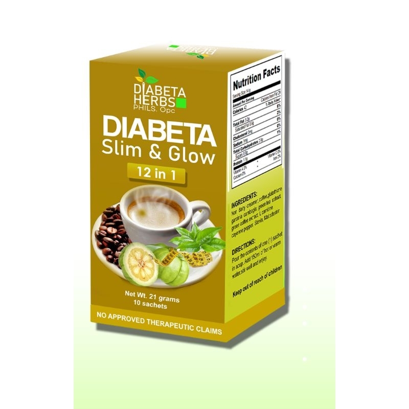 DIABETA SLIM AND GLOW 1 BOX FOR ONLY 194 PESOS | Shopee Philippines
