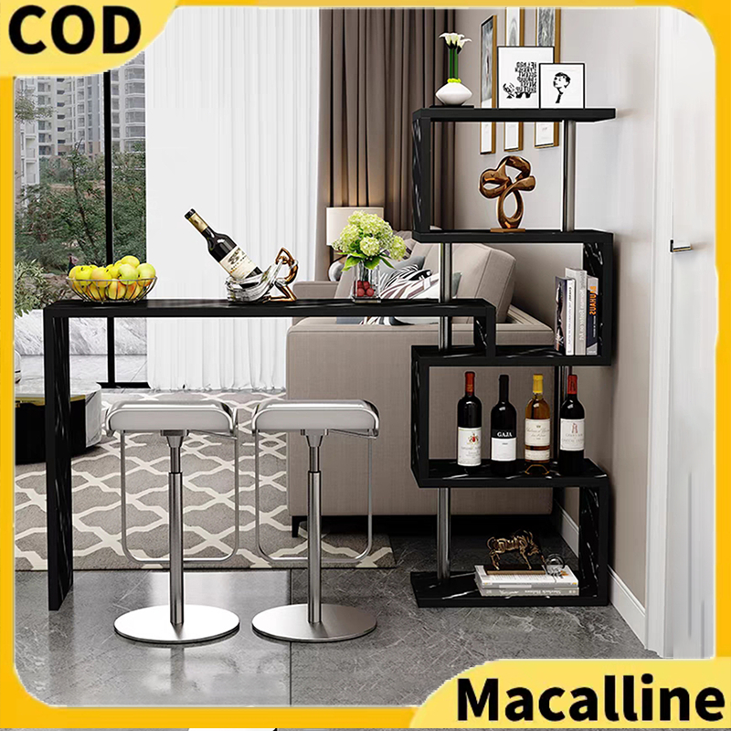 COD Modern MINI Bar table Rotating 360 Swivel Bar counter table coffee ...