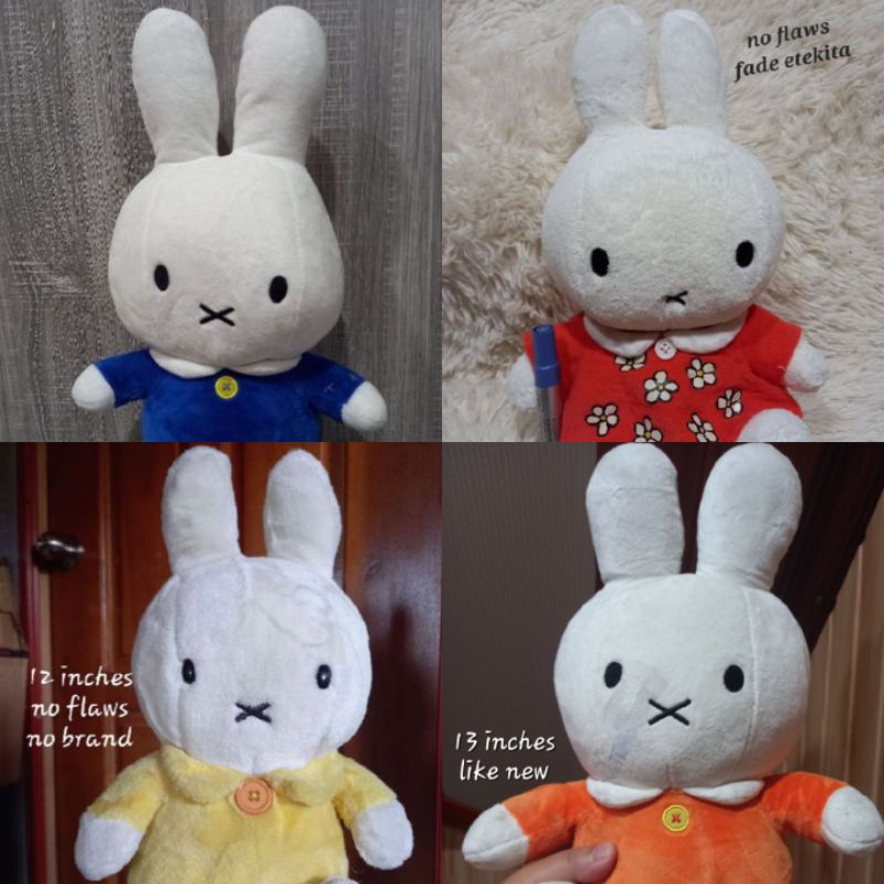 Miffy Stuffed toys preloved | Shopee Philippines