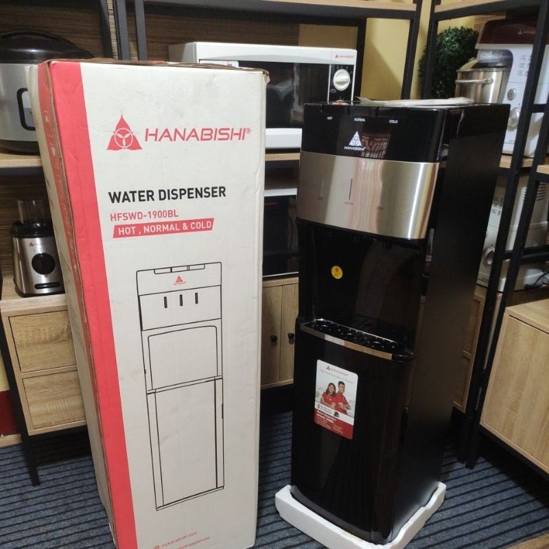 Bottomload Hanabishi Water Dispenser Hot,Warm and Cold HFSWD-1900BL ...