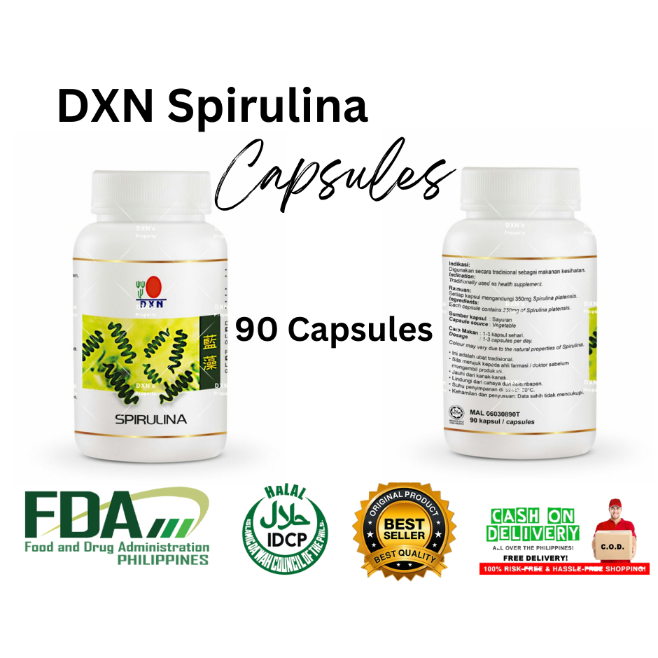 DXN Super Food Spirulina Capsule | Shopee Philippines