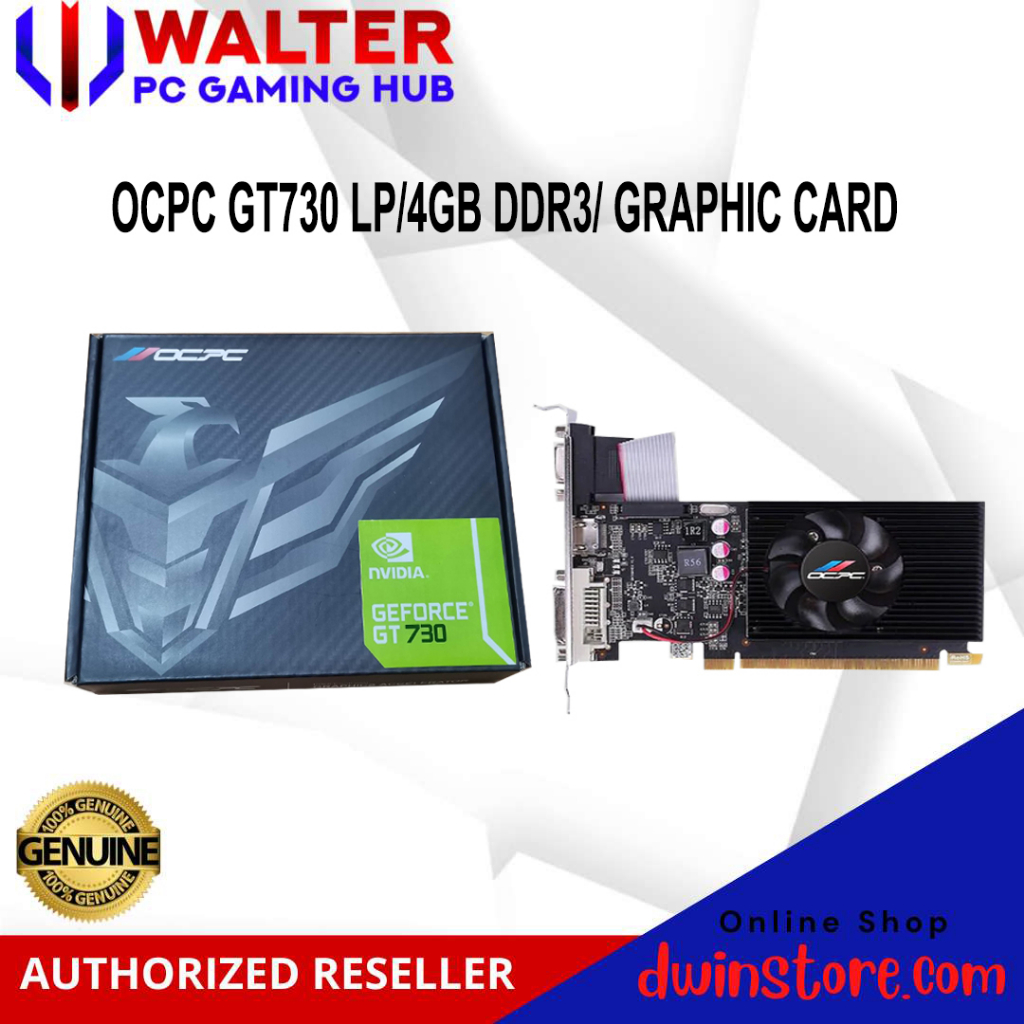 OCPC GT730 LP/4GB DDR3/ GRAPHIC CARD | Shopee Philippines