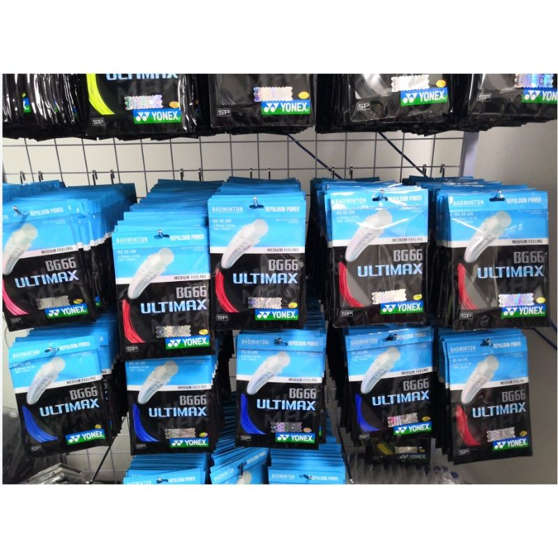 Yonex Badminton Racket String BG66 Ultimax String high Elasticity 26 ...