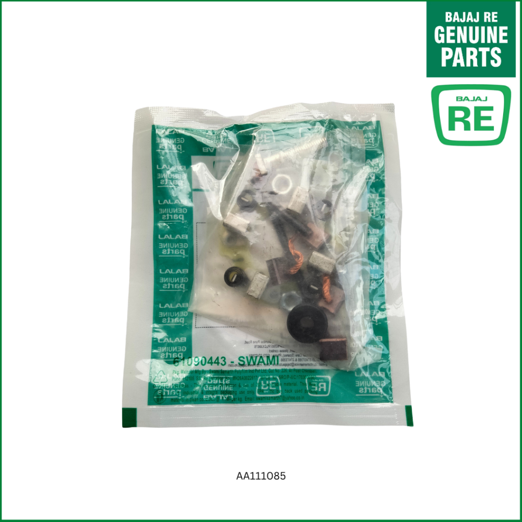 BAJAJ Carbon Brush (AA111085) Kit - Brush Box Assembly Quality Genuine ...
